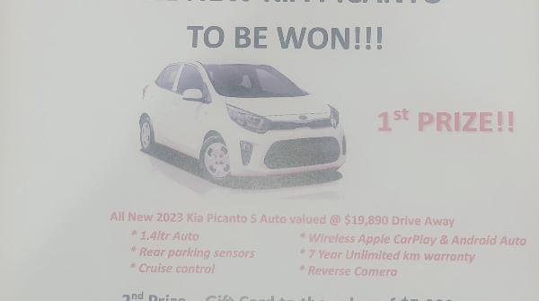 BUNDOORA PARISH: : THE COMBINED CATHOLIC PARISHES RAFFLE